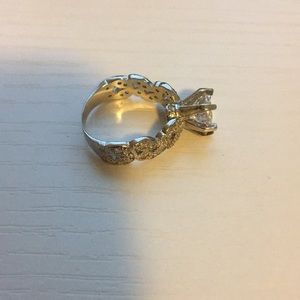 Jewelry | Beautiful Silver 925 Dominique Engagement Ring | Poshmark